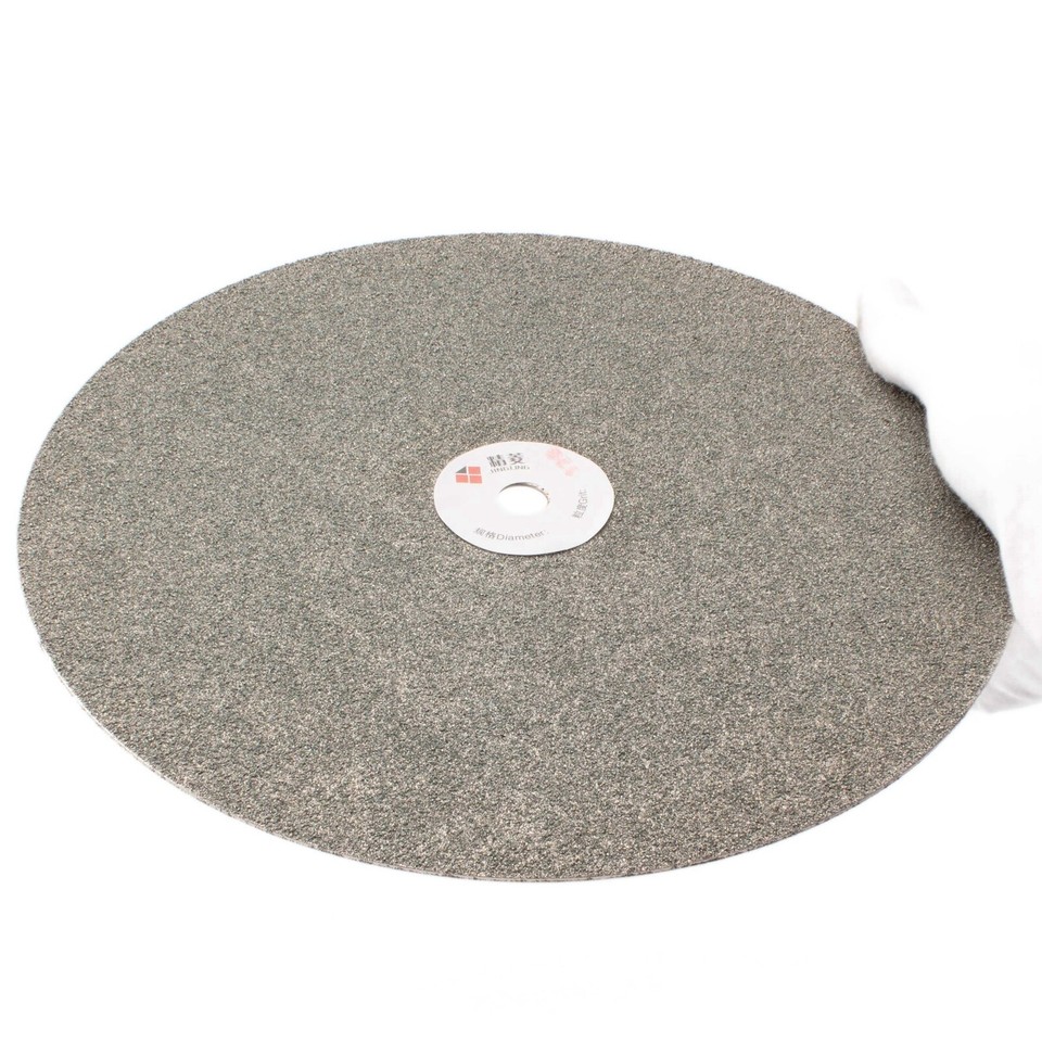 12" inch Diamond Grinding Disc Grit 46-2000 Flat Lap Disk Abrasive ...