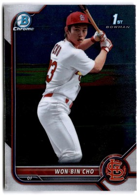 2022 Bowman Chrome Prospects #BCP-154 Won-Bin Cho St. Louis Cardinals ...