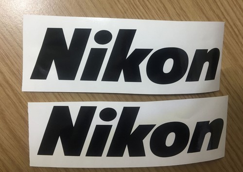 Nikon Logo Decals / Stickers X2 | eBay
