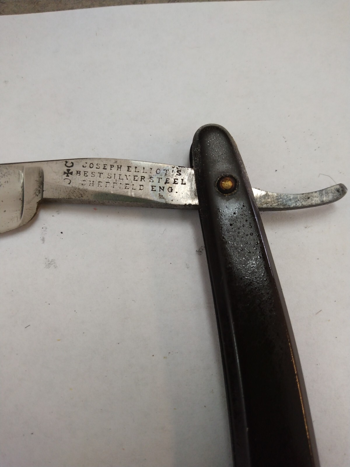 Joseph Elliot's Best Silver Steel Straight Razor | eBay