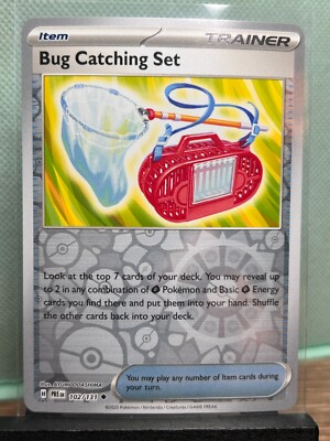 Pokemon TCG: Bug Catching Set 102/131, Prismatic Evolutions _ REVERSE ...