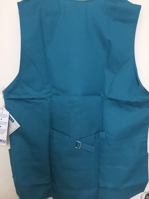 Vintage Barco Walgreens Logo Uniform Vest Teal Unisex 3x Ship for sale ...