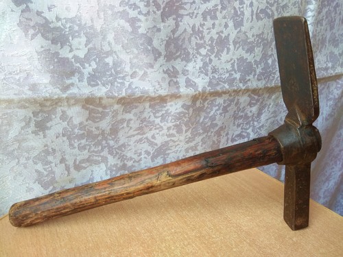 RARE retro Vintage Old German Antique hammer Military tool device Crust ...