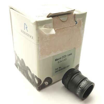 Linos Rodenstock 0009-190-000-40 Macro Lens 0.3X f/3.5 25mm FL 90mm WD ...
