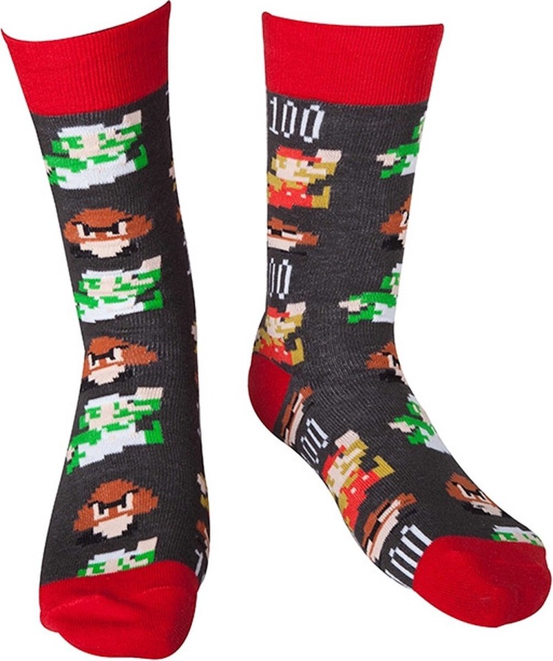 Nintendo – Mario Pixel Art Socken - Difuzed CR061063NTN - (Hosiery ...