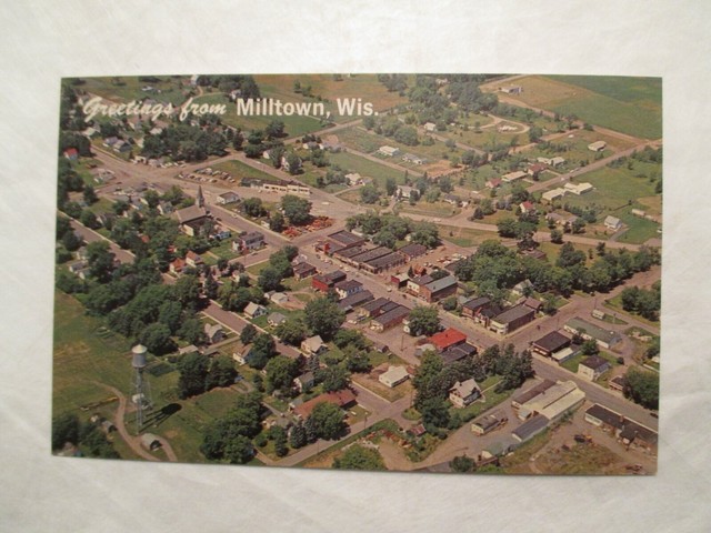 Milltown Wisconsin greetings from WI Postcard | eBay