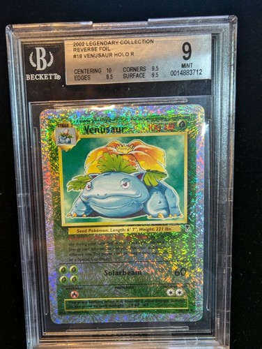 Pokémon Legendary Collection Reverse Holo Venusaur 18/110 BGS 9 MINT | eBay