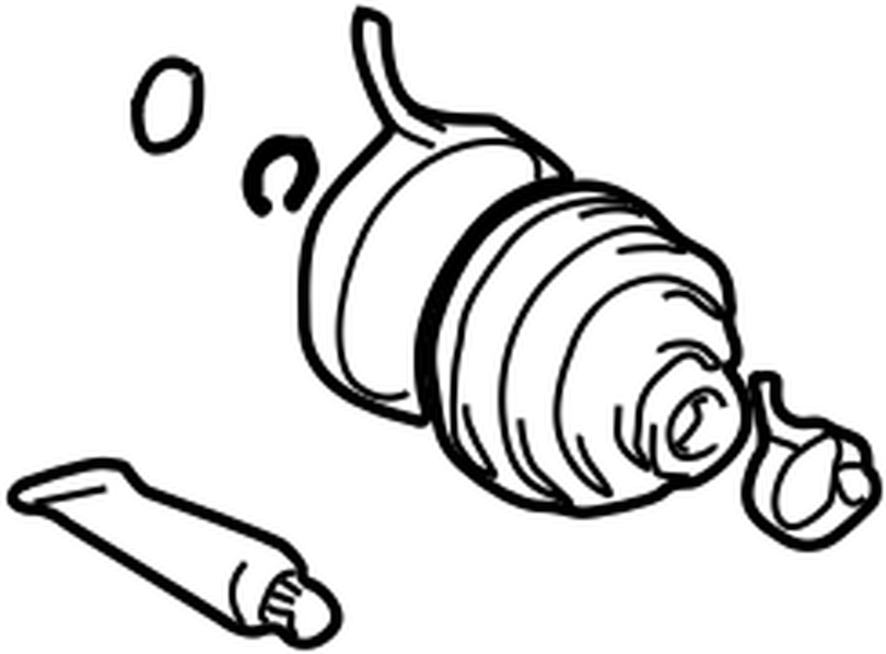 04438-42180 Toyota Boot kit, front drive shaft inboard joint, rh ...