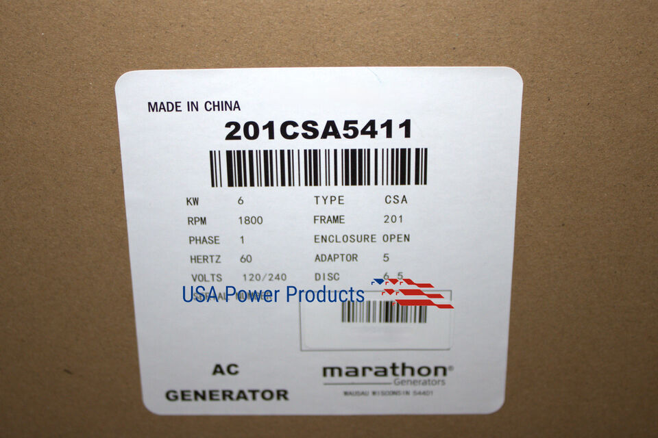 201CSA5411 Marathon Pancake Light Tower Alternator Generator end NEW | eBay