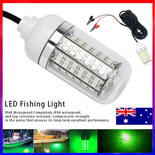 108 LED Underwater Fishing Light Boat Squid Fish Prawn Waterproof Lamp ...