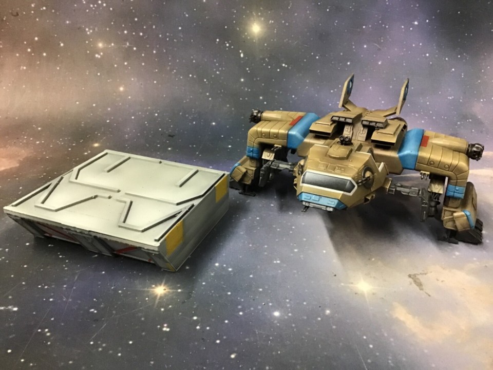 Starship troopers style sci fi VIKING DROPSHIP 15mm scale | eBay