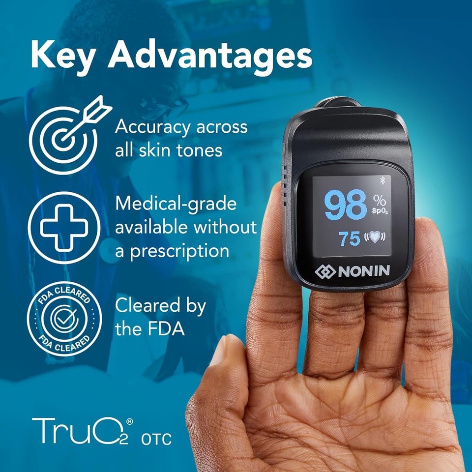 Oximeter Pulse Fingertip SpO2 Heart Rate Monitor Blood Oxygen ...