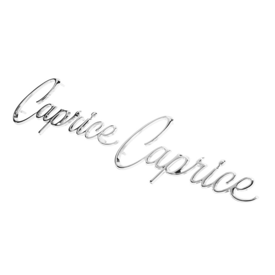 1965 1966 1967 Caprice Front Fender Emblem Script CAPRICE Pair | eBay
