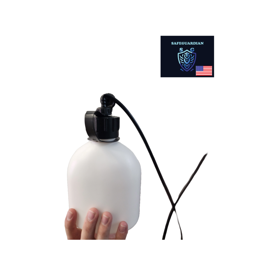 SafeGuardian Israeli GAS MASK with Premium 40mm FILTER and 36oz BOTTLE ...