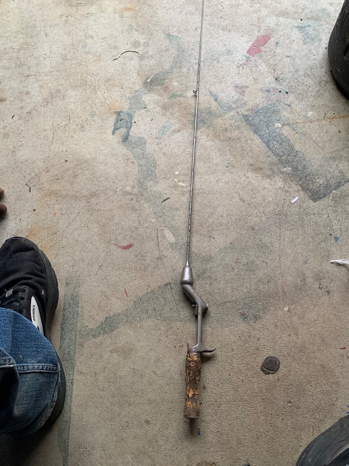 Antique Great Lakes metal fishing rod (22044) | eBay