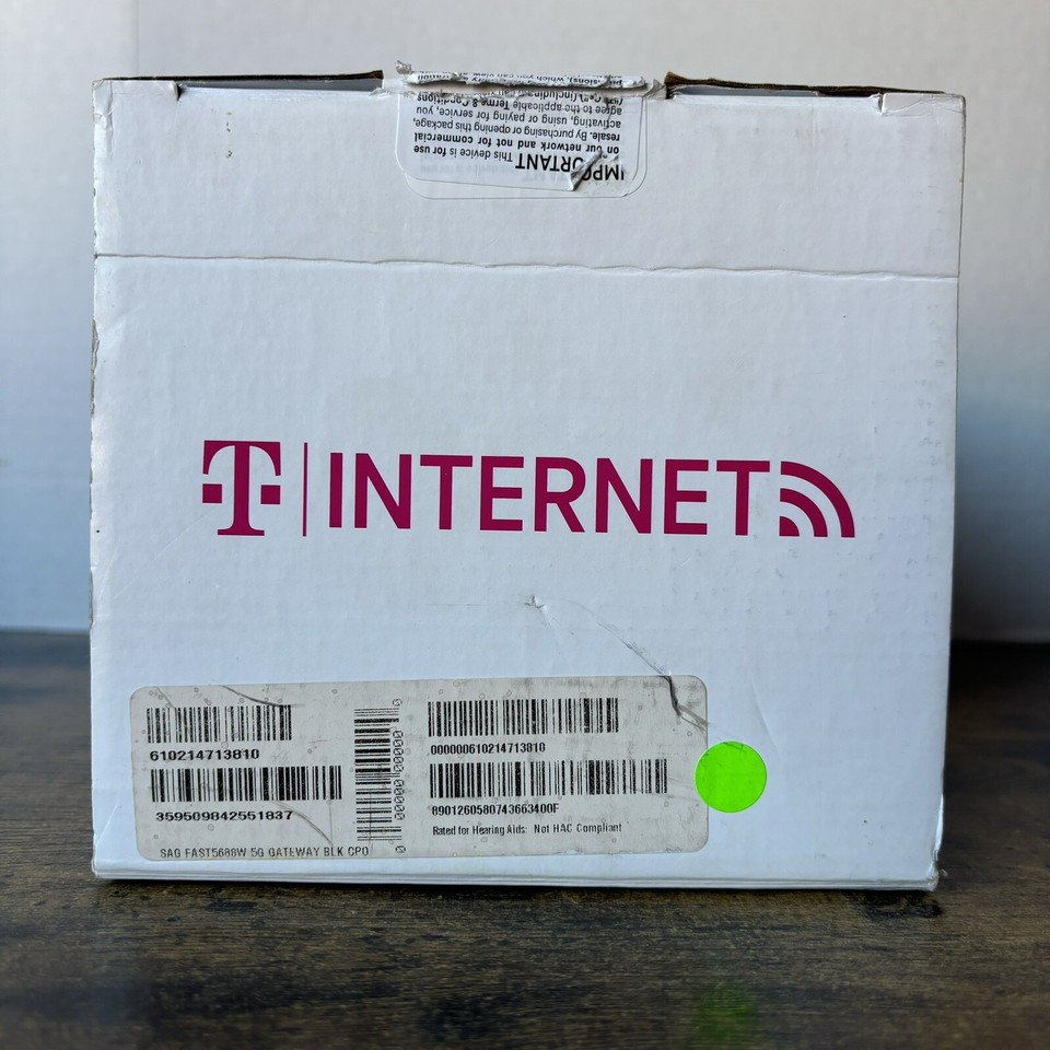Sagemcom SAG Fast 5688W Internet Gateway 5G Wi-Fi 6 for T-Mobile Open ...