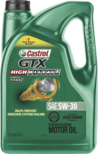 GTX 5W-30 High Mileage Synthetic Blend Motor Oil, 5 Qt, Pack of 3 | eBay