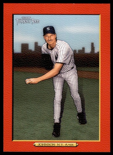 2005 Topps Turkey Red Black #125A Randy Johnson New York Yankees | eBay
