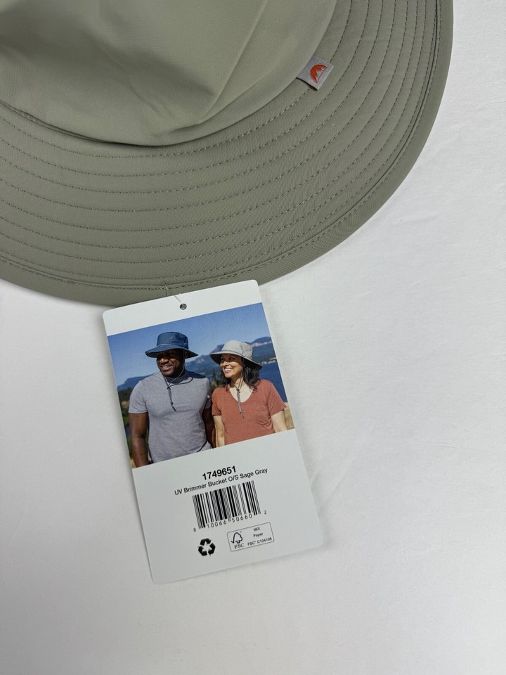 Solar Escape UV Brimmer Vented Bucket Hat UPF50 Unisex Sun Beach Hat ...