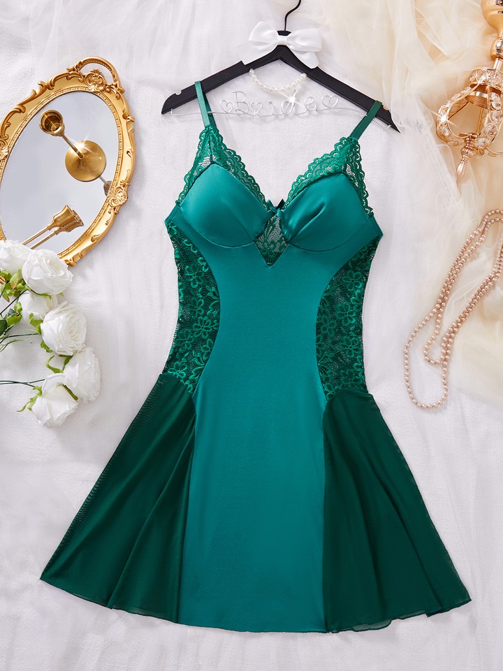Sexy Womens Lingerie Lace Chemise Nightgown Sleepwear Babydoll Teddy ...