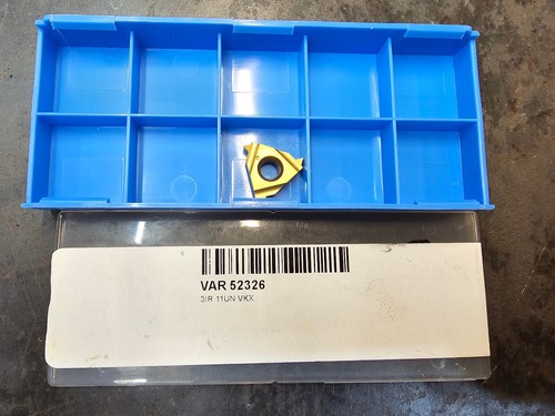 Qty 1 Vardex Vargus 3IR 11UN 52326 VKX Grade Carbide Inserts | eBay