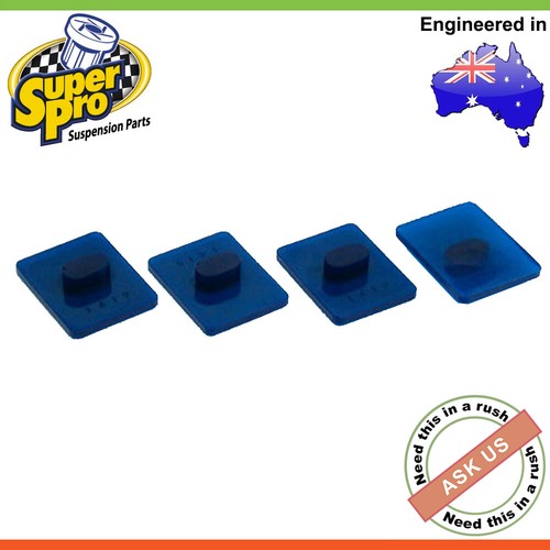 SUPER PRO Spring Slipper Pad Bush Kit -FR & RR Suit TOYOTA Landcruiser ...