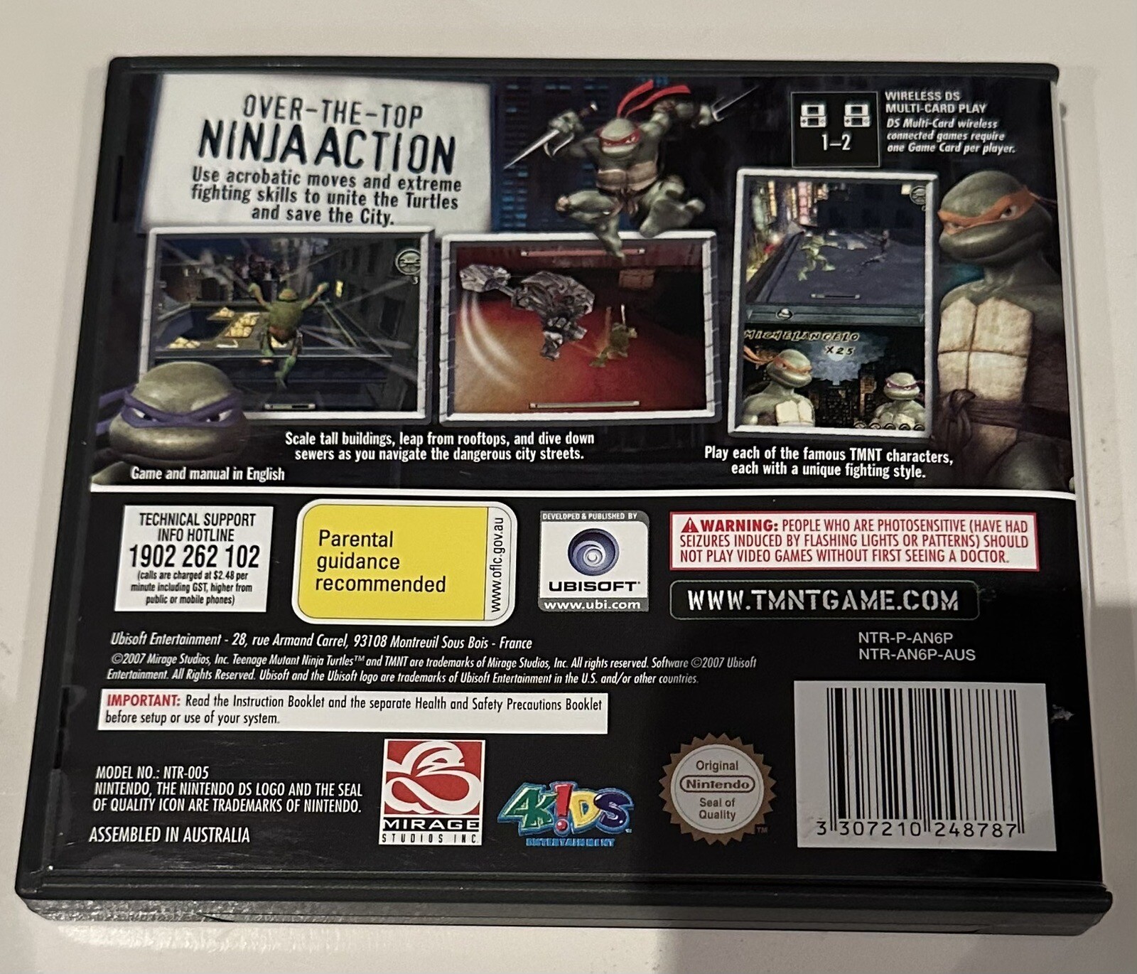 Nintendo DS - Teenage Mutant Ninja Turtles (PAL) | eBay