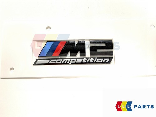BMW NEW GENUINE M2 F87 COMPETITION REAR TRUNK LABEL STICKER BADGE ...