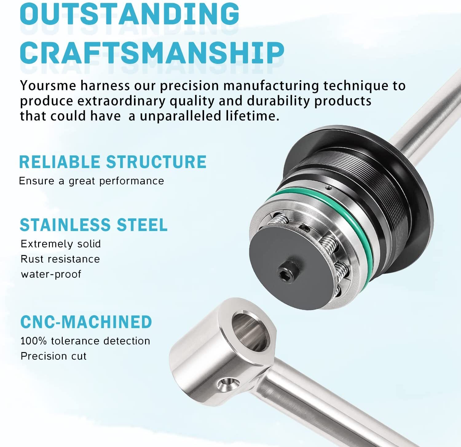 Mercury Mariner Verado 200-300hp IL6 Trim Rod Assy Kit 8M0118299 ...