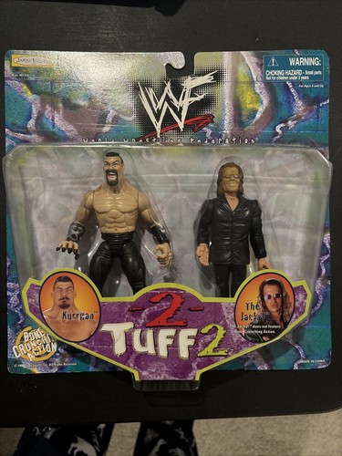 WWE WWF 2 Tuff 2 Kurgan & The Jackyl JAKKS Pacific Wrestling Figure BCA ...