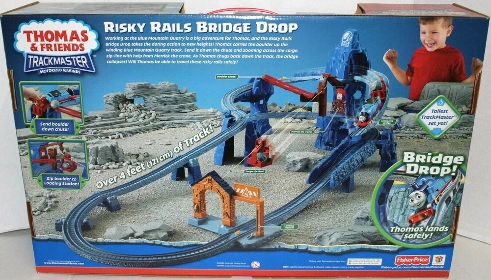 Thomas & Friends Trackmaster RISKY RAILS BRIDGE DROP Fisher-Price 04873 ...