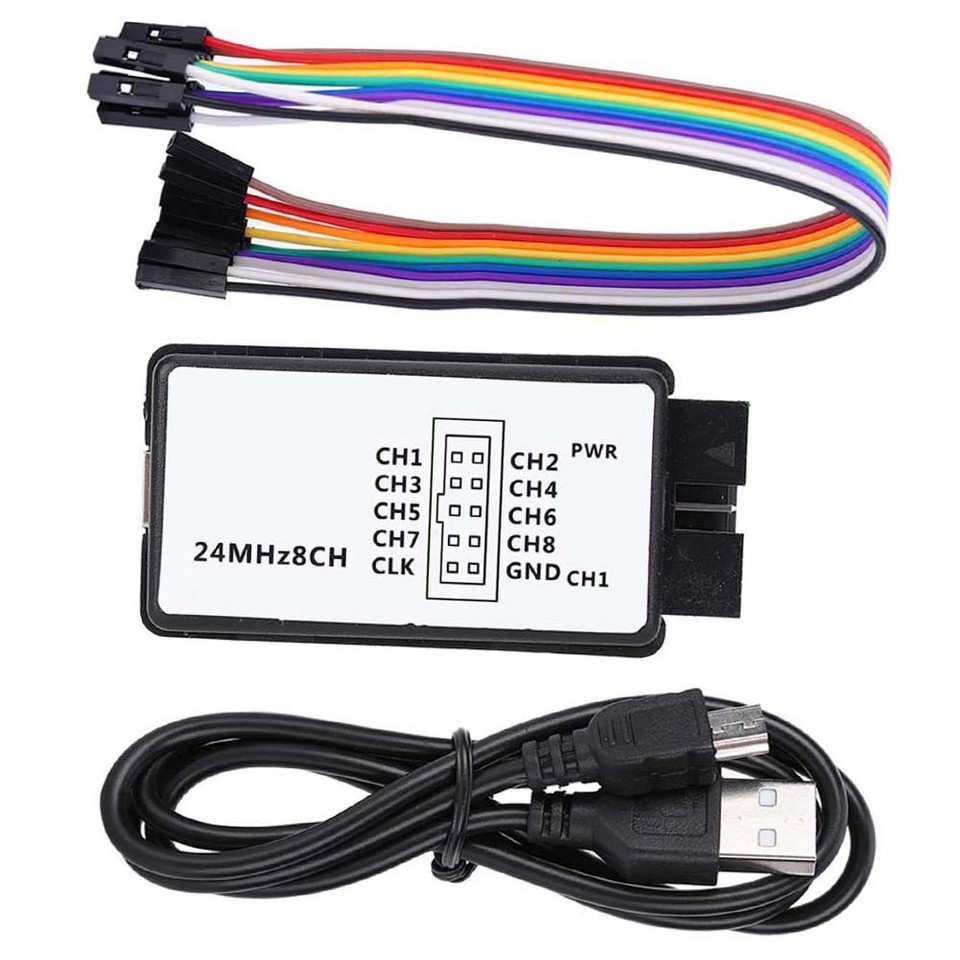 Logic Analyzer 24MHz Logic Analyzer Device USB Logic Analyzer Device ...