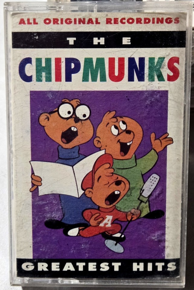 LOT VTG Chipmunks Cassette Tapes Alvin Simon Theodore 5 Album Christmas ...