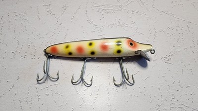 Wooden Heddon Vamp Strawberry | eBay
