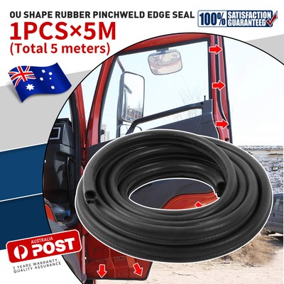 5M Pinchweld Pinch Weld Car Rubber Seal Edge Door Strip Guard Trim Clip ...