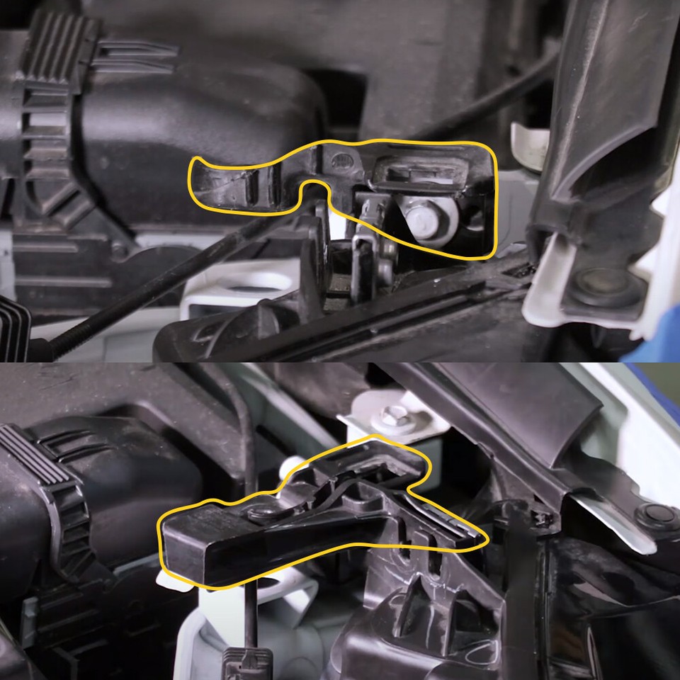 4X LH&RH Headlight Lamp Mounting Brackets For 2013-2016 Ford Fusion ...