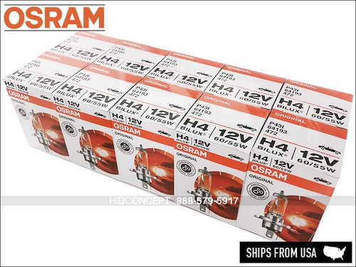 Osram 9003 H4 BILUX Original Standard Halogen Headlight Bulbs 64193 ...