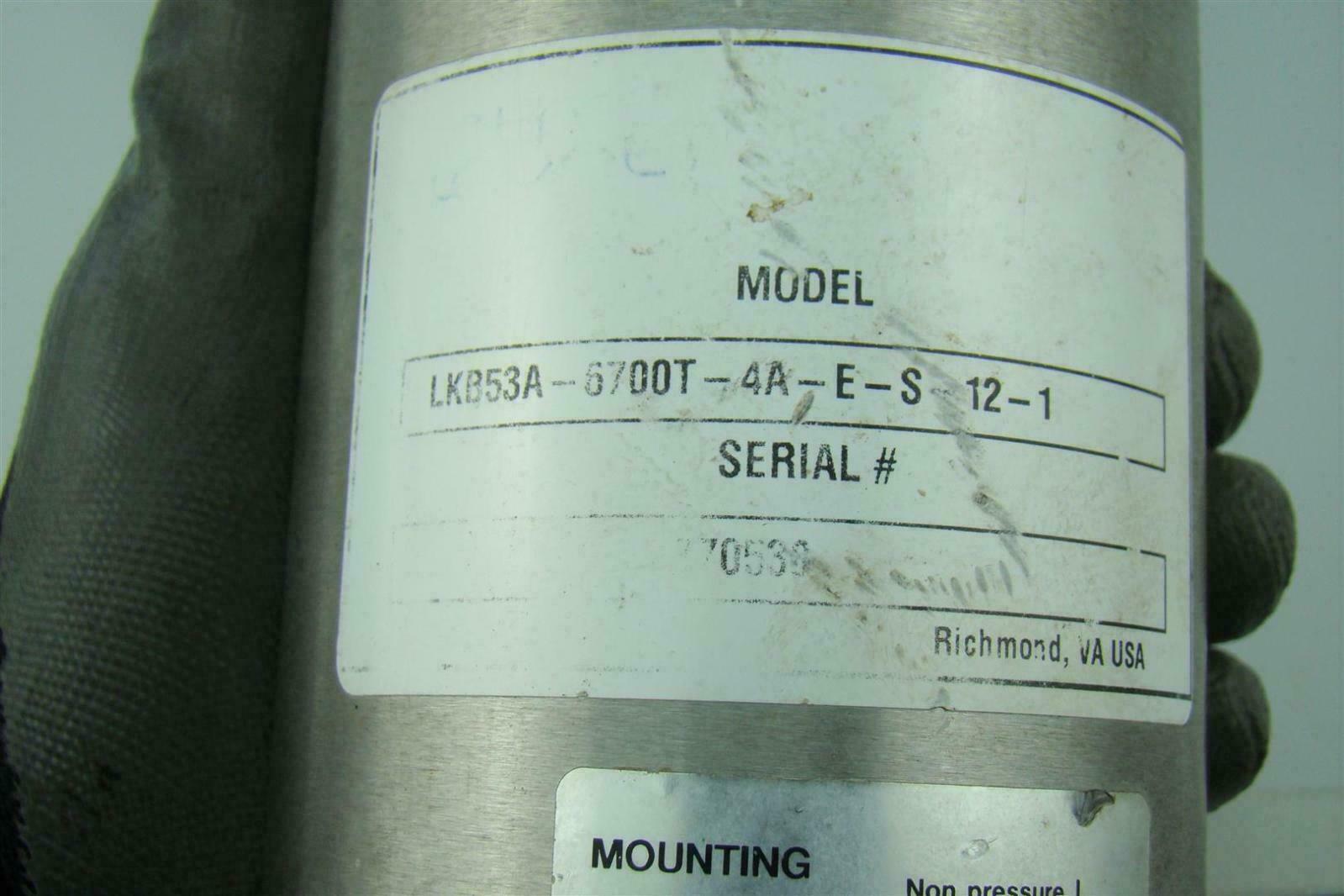 TRI-CLOVER LKLA-NC AIR ACTUATOR LKB53A-6700T-4A-E-12-1 | eBay