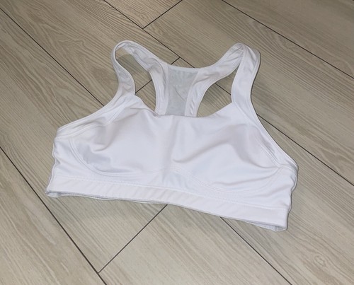 Moving Comfort 350029 Sports Bra Racerback Unlined Wire Free Womens 34A ...