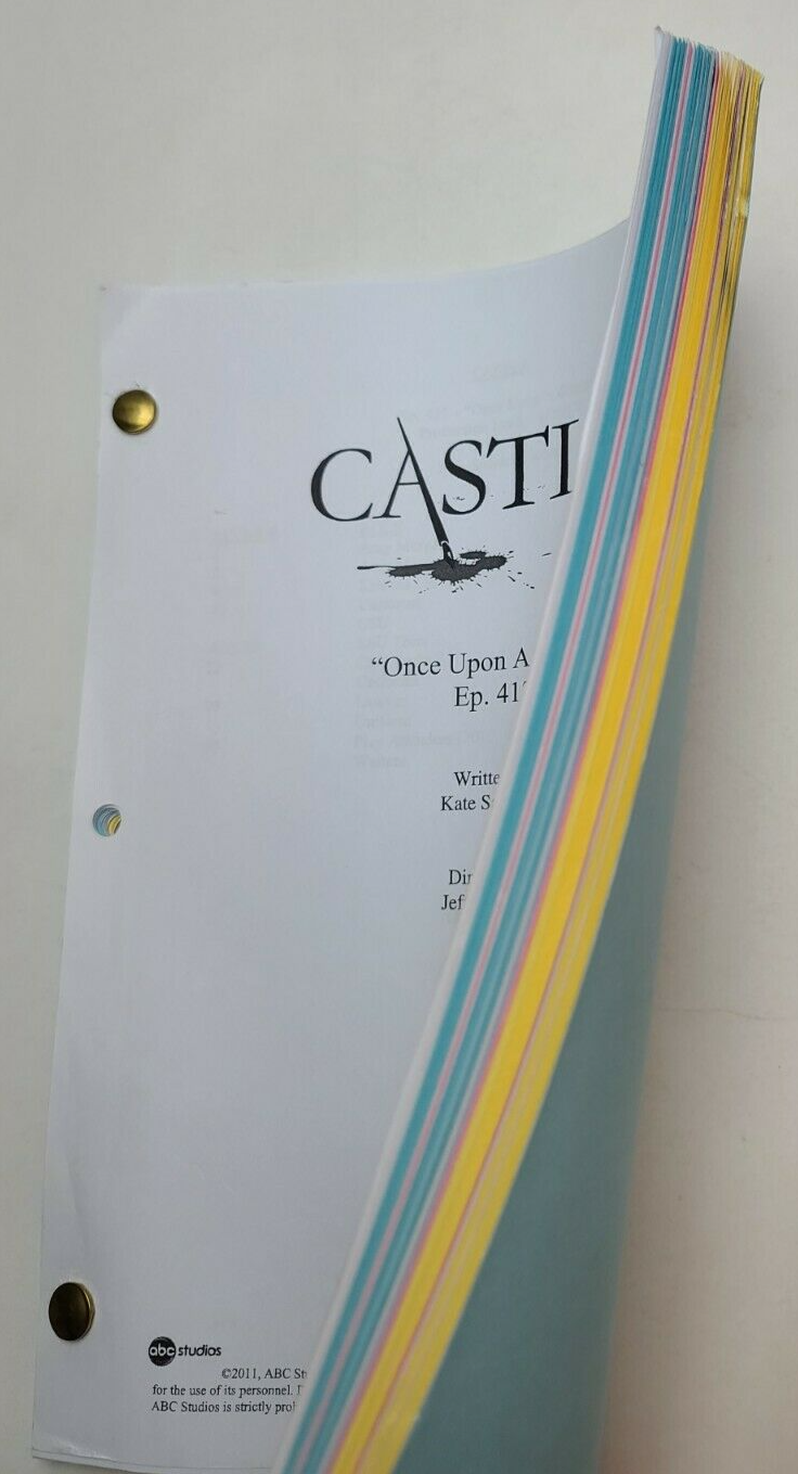 CASTLE / Kate Sargeant TV Script, rare Meghan Markle episode "Once Upon ...