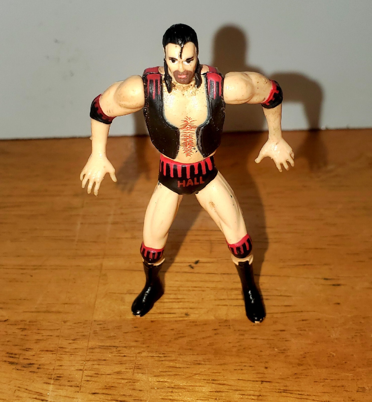 Toybiz 1998 WCW WWE Steel Slammers Scott Hall Razor Ramon Figure ...