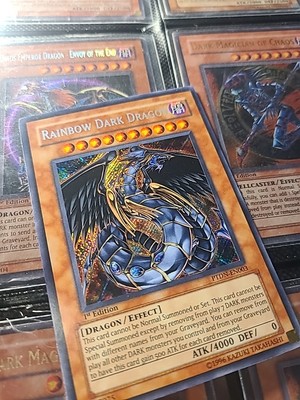 RAINBOW DARK DRAGON Secret Rare PTDN-EN003 1st Edition | eBay