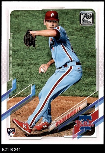 2021 Topps #244 Spencer Howard Phillies RC 8 - NM/MT | eBay
