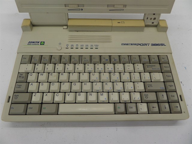 Vintage Zenith Data Systems Mastersport 386SL-60 Laptop - No Battery ...