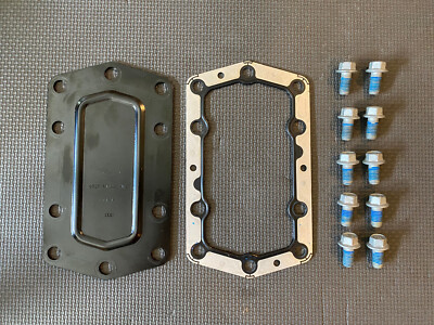 Ford LC3P 7A035 AB PTO cover plate with gasket and 10 bolts. Off of 6.7 ...