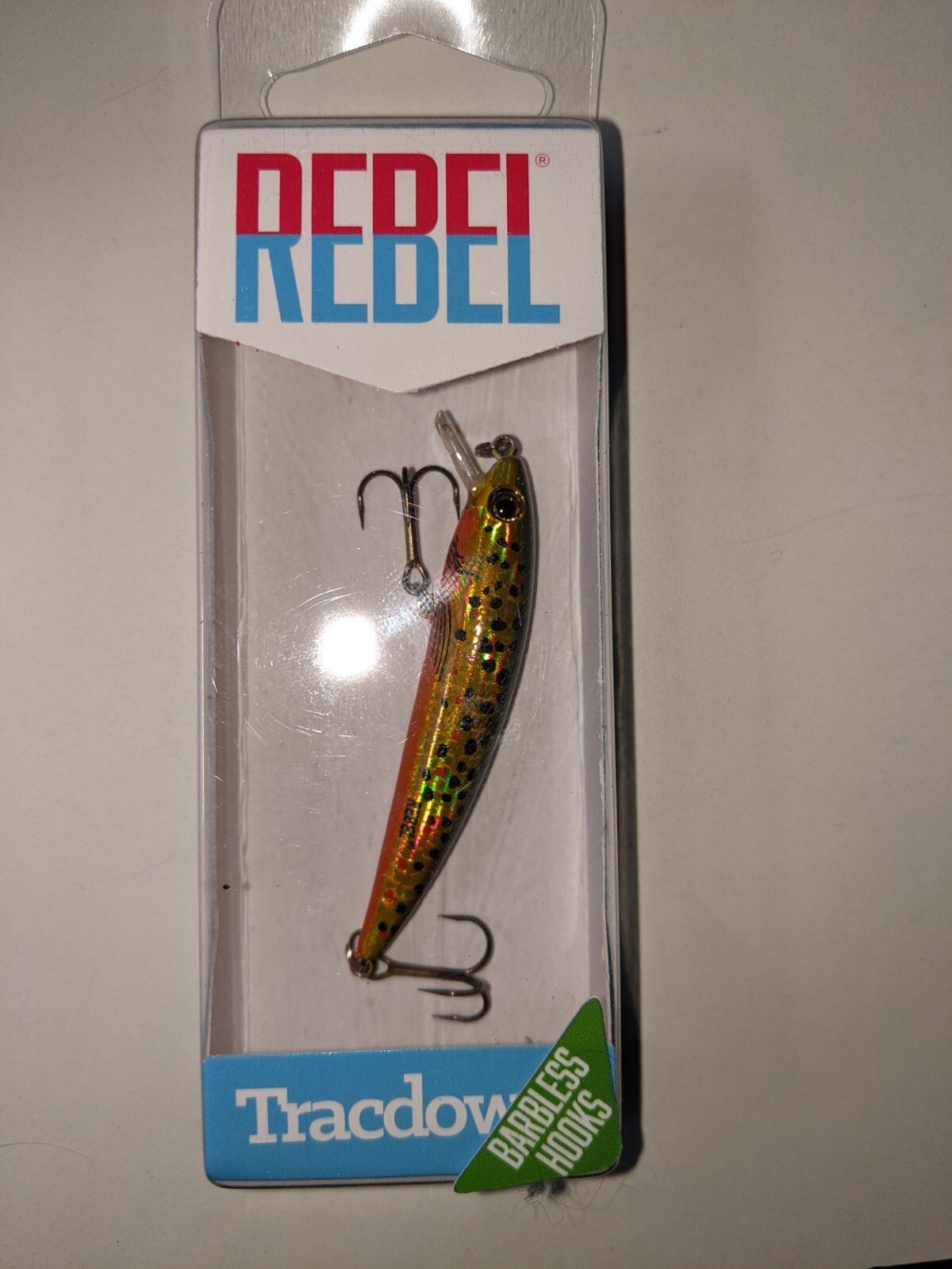 Rebel Lures Tracdown Ghost Minnow Fish Lure, Brown Trout NEW 50% OFF | eBay