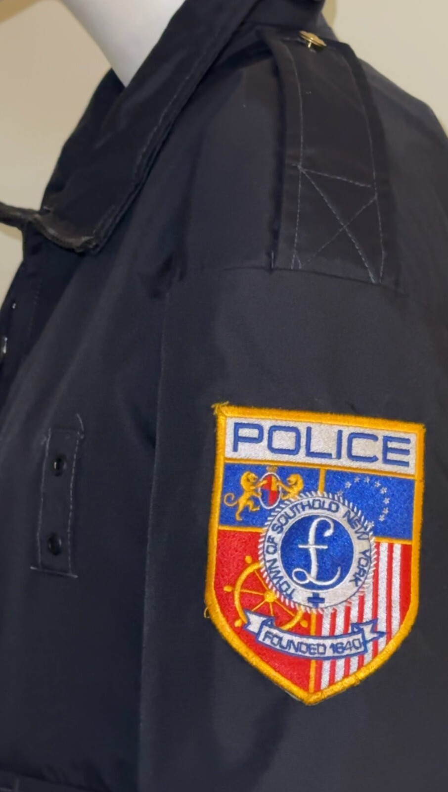 Emergence original screen used prop New York TV police winter jacket ...