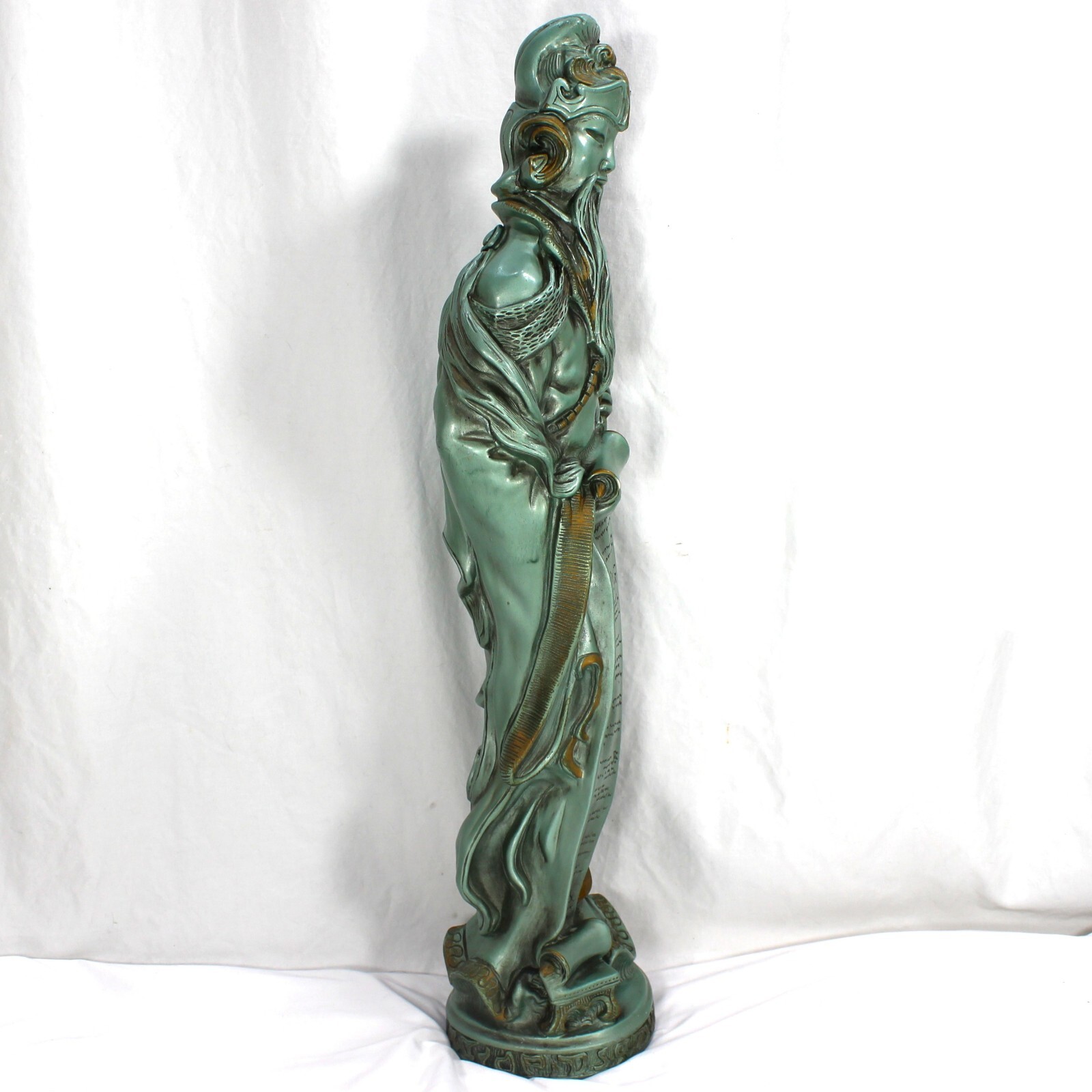 Vtg Large Monk Statue 1965 Universal Statuary Buddhist Wise Man 29 ...