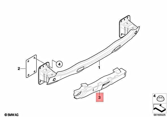 BMW 51127185721 Genuine OEM Factory Original Energy Absorber for sale ...