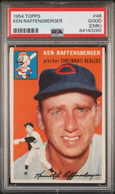 1954 Topps #46 Ken Raffensberger PSA 2 | eBay